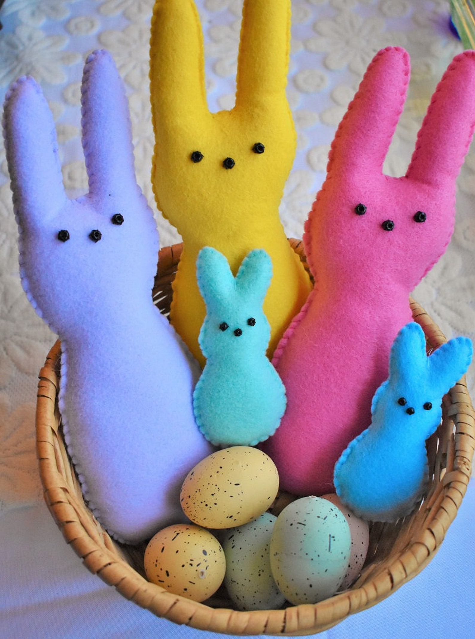 Peep Dolls-large Felt Peeps-peeps Plush-easter Peeps-easter - Etsy