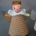 Angel Spool Dolls-antique Spindle Spool Dolls-country - Etsy