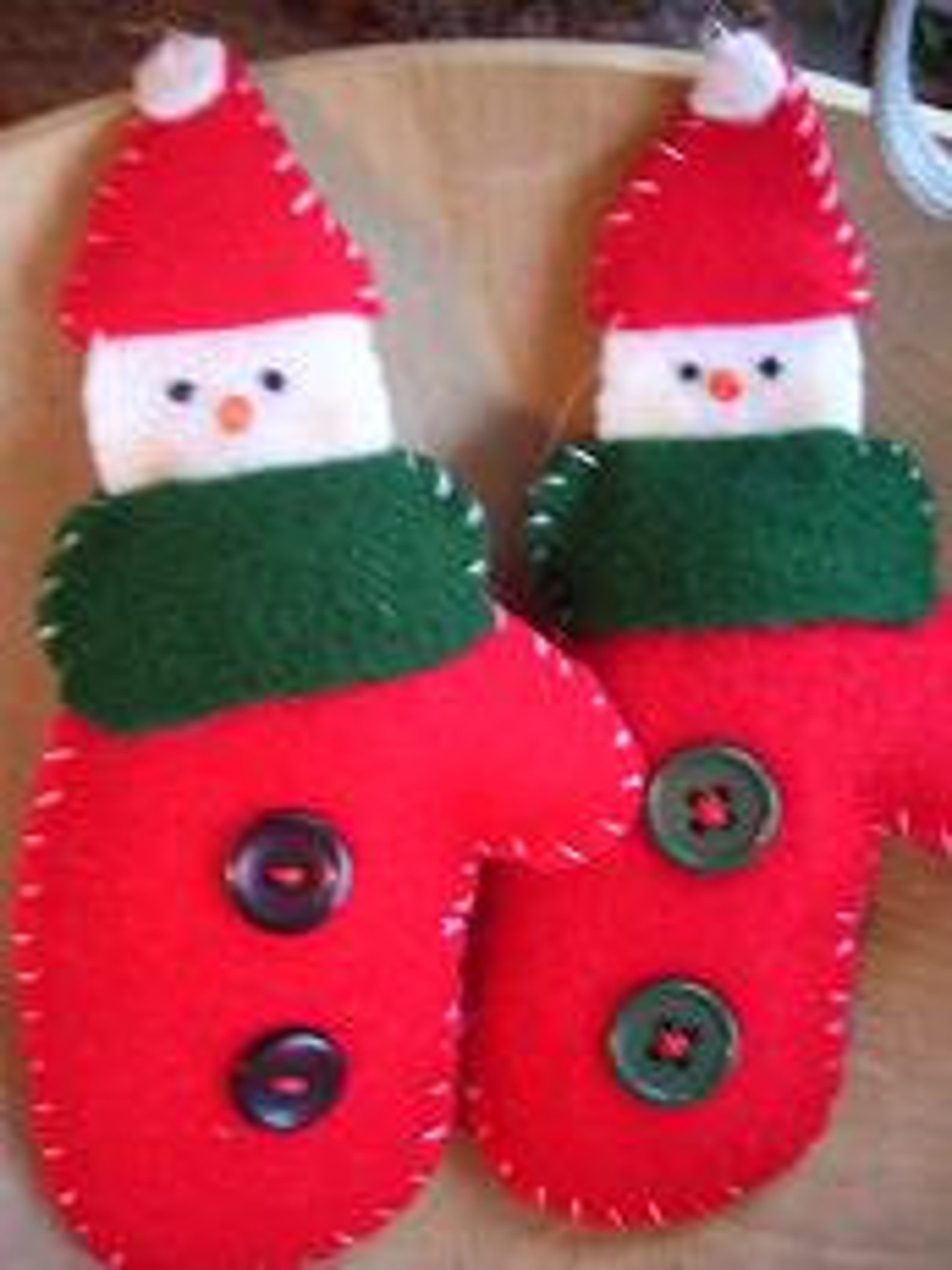 Felt Snowman Ornament-snowman in Mitten-christmas Ornament-holiday ...