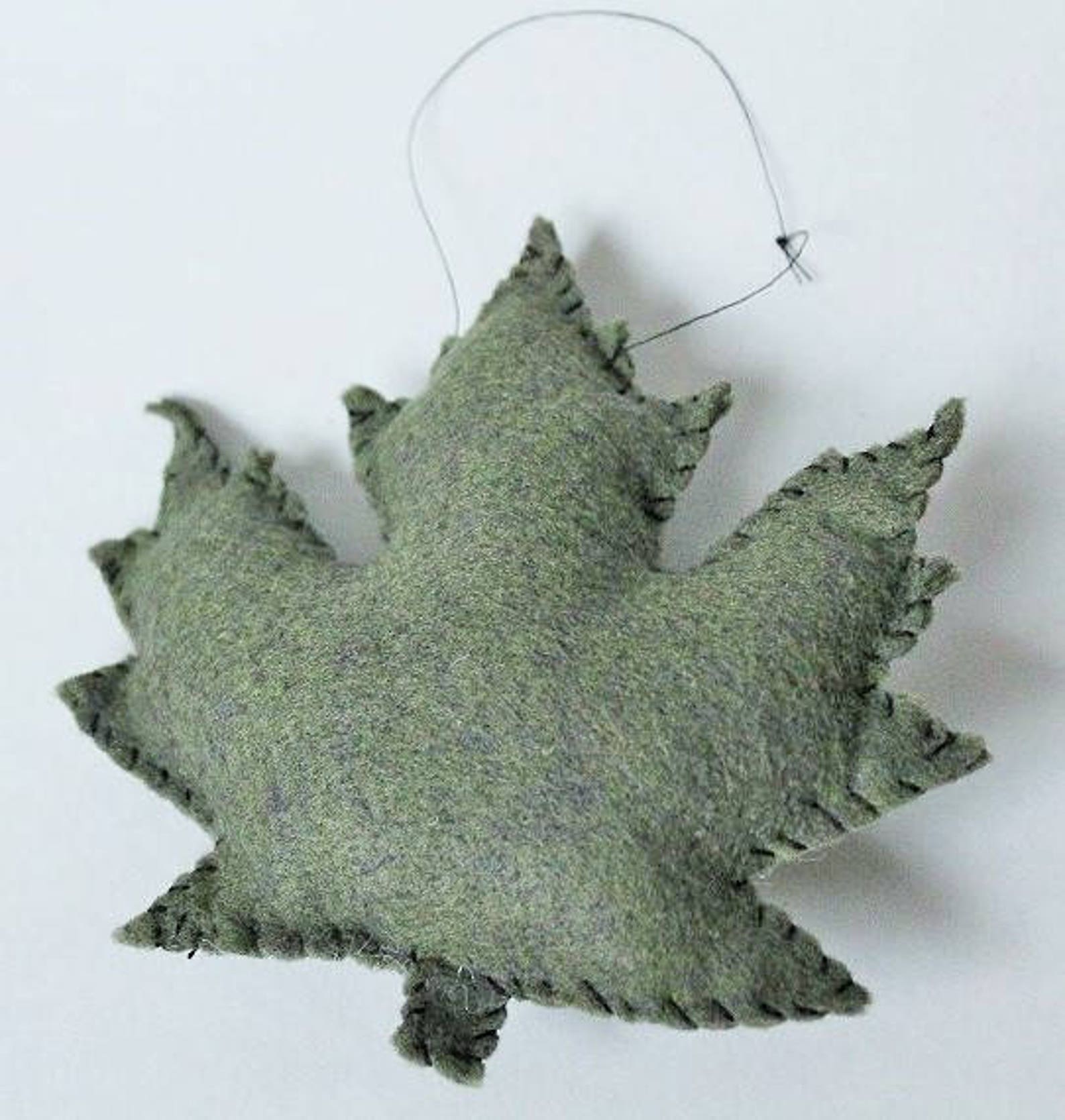 Felt Leaves-maple Leaf Ornament-fall Decor-christmas Ornament-nature ...