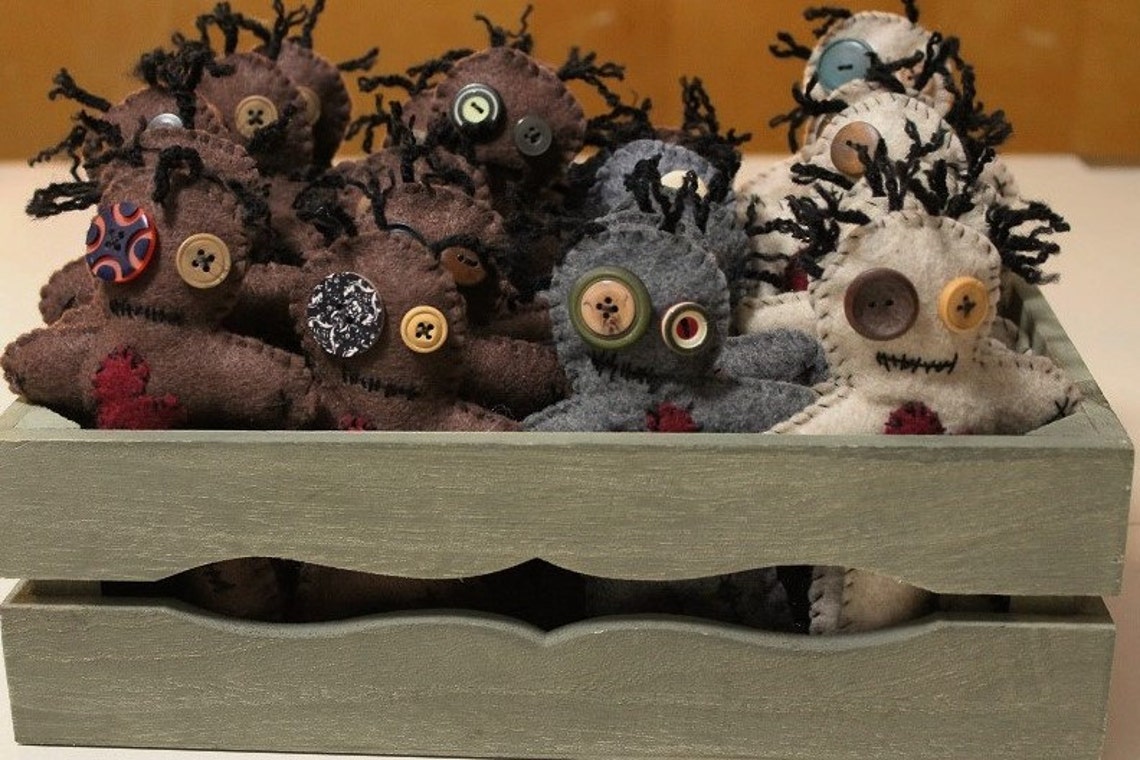 Voodoo Dolls-set of 50-handmade Felt Voodoo Dolls-primitive - Etsy