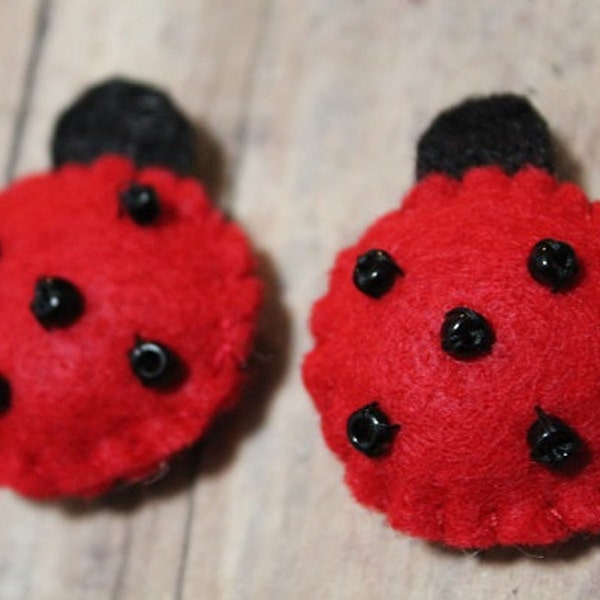 Felt Ladybug - Etsy