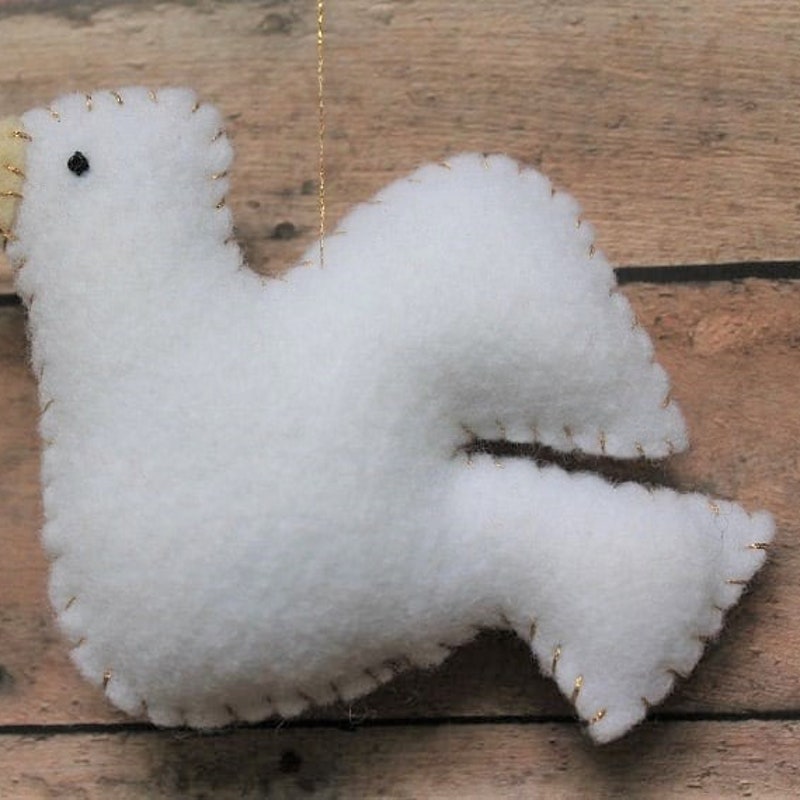 Felted Dove - Etsy