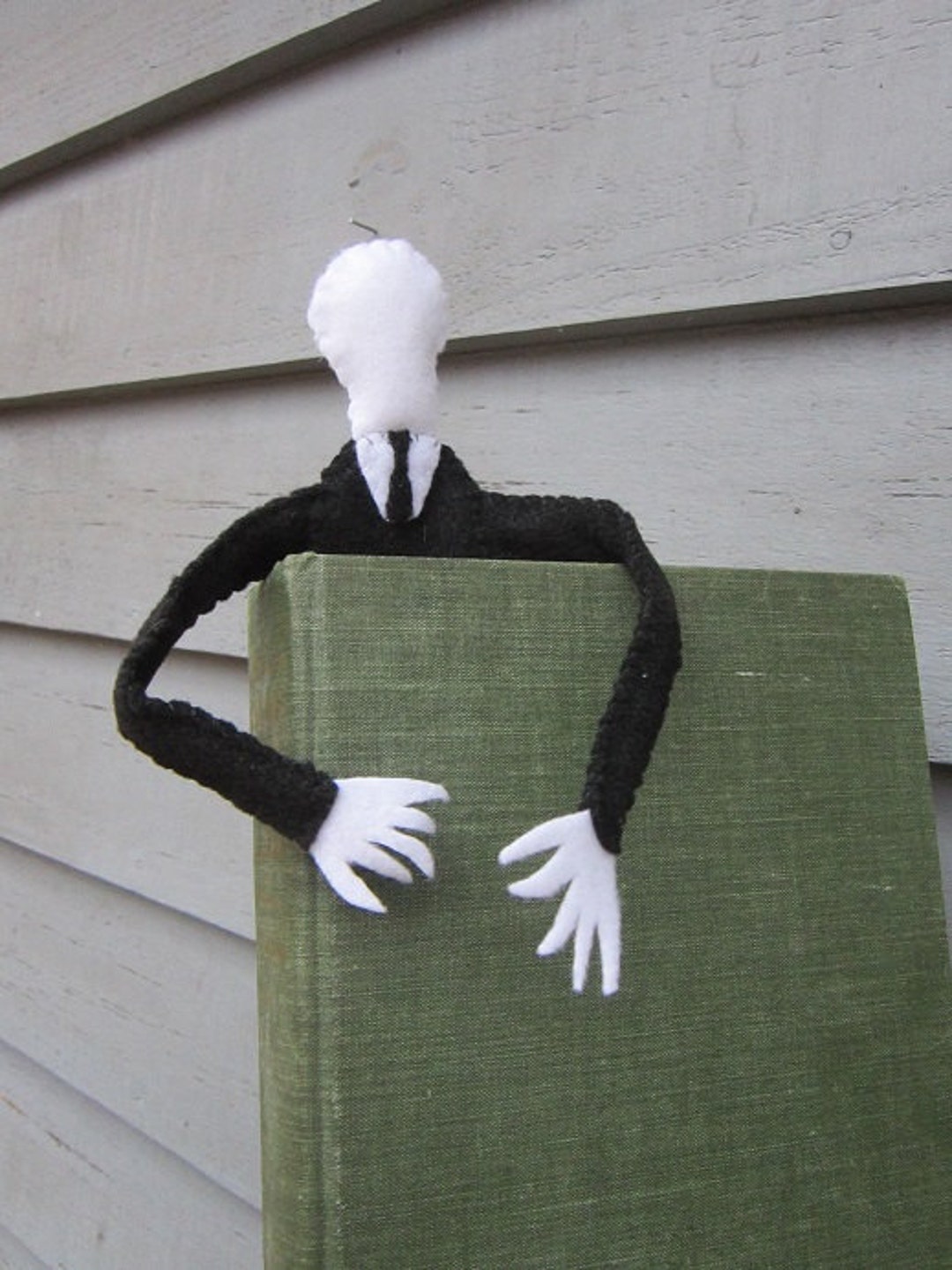 Slenderman-handmade Felt Slenderman Inspired Bookmark-unique Gifts ...