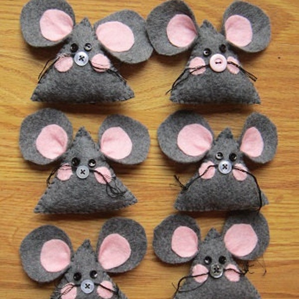 Felt Mouse Ornament - Etsy