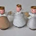 Angel Spool Dolls-antique Spindle Spool Dolls-country - Etsy