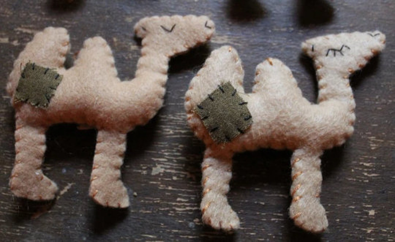 Camel Ornament Felt Camel Christmas Ornaments-handmade Felt - Etsy