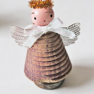 Angel Spool Dolls-antique Spindle Spool Dolls-country Christmas Decor ...