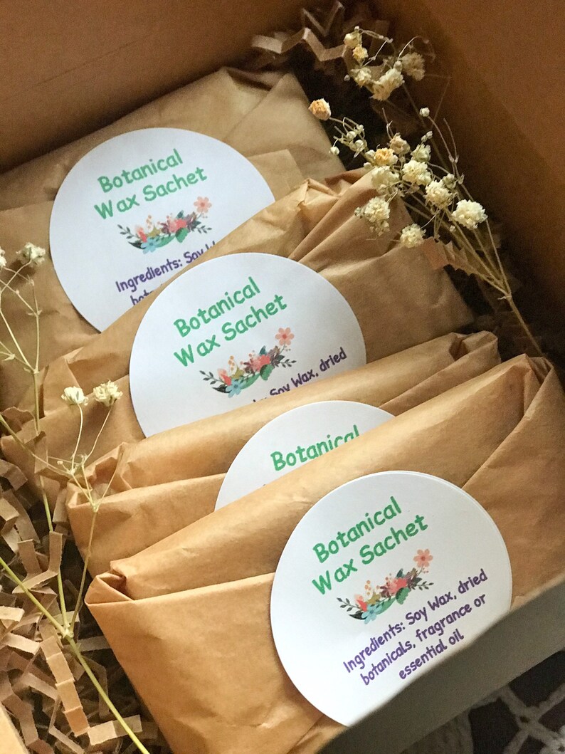 Botanical Wax Sachets - Etsy