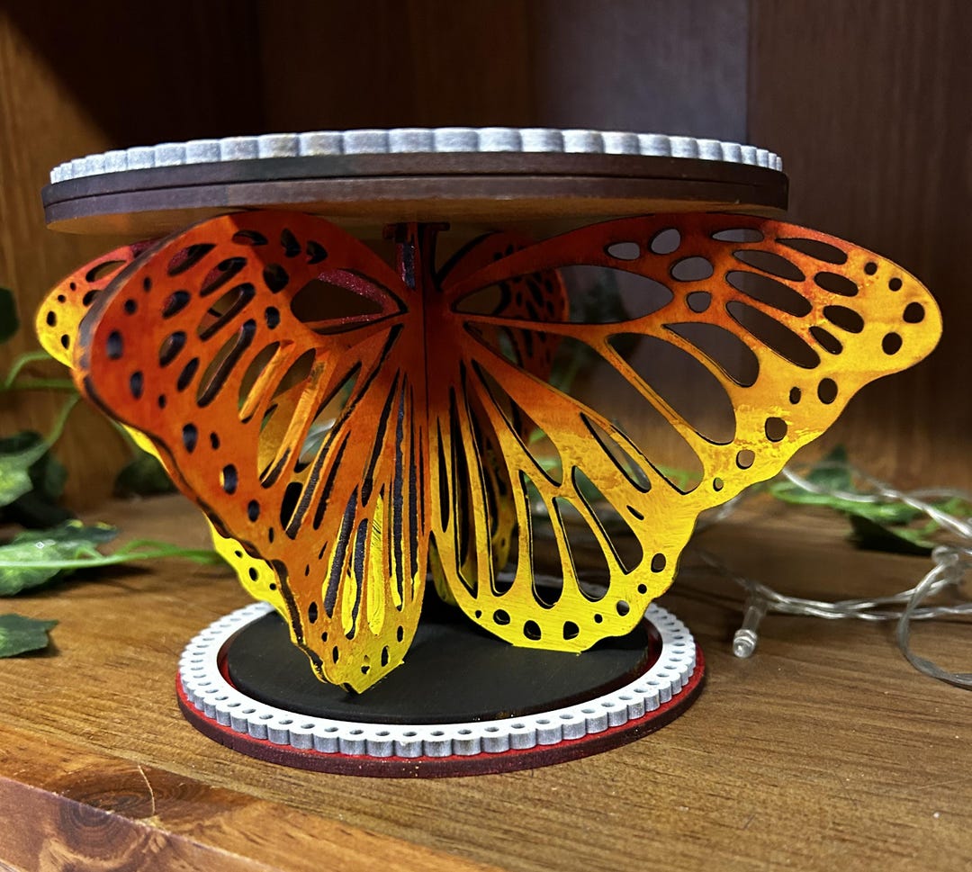Butterfly Stand ---digital File Only---svg/dfx/ai Laser File - Etsy
