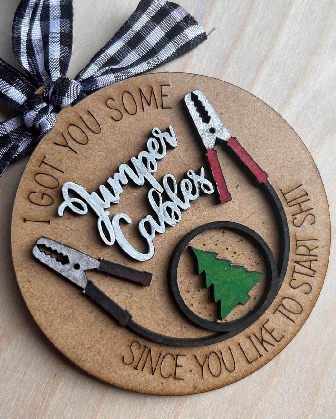 Jumper Cables Ornament--digital File Only for Laser Cutters - Etsy