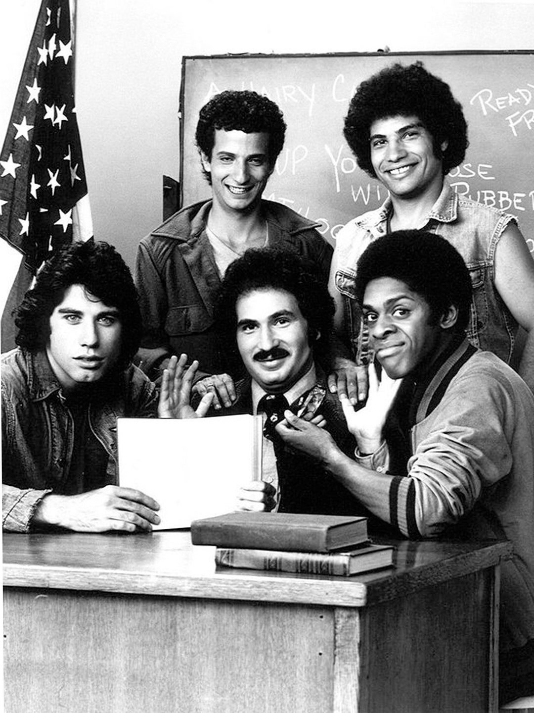 Welcome Back Kotter Cast 1975 Gabe Kaplan, Johntravolta, 8X10 Print - Etsy
