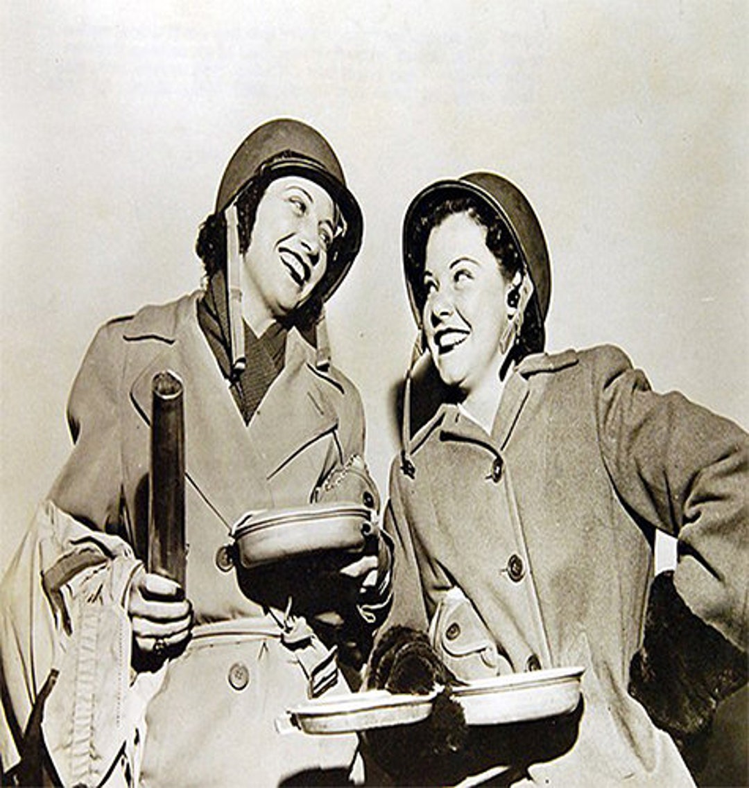 Kay Francis and Mitzi Mayfair Pose in Their Costumes After USO Camp ...