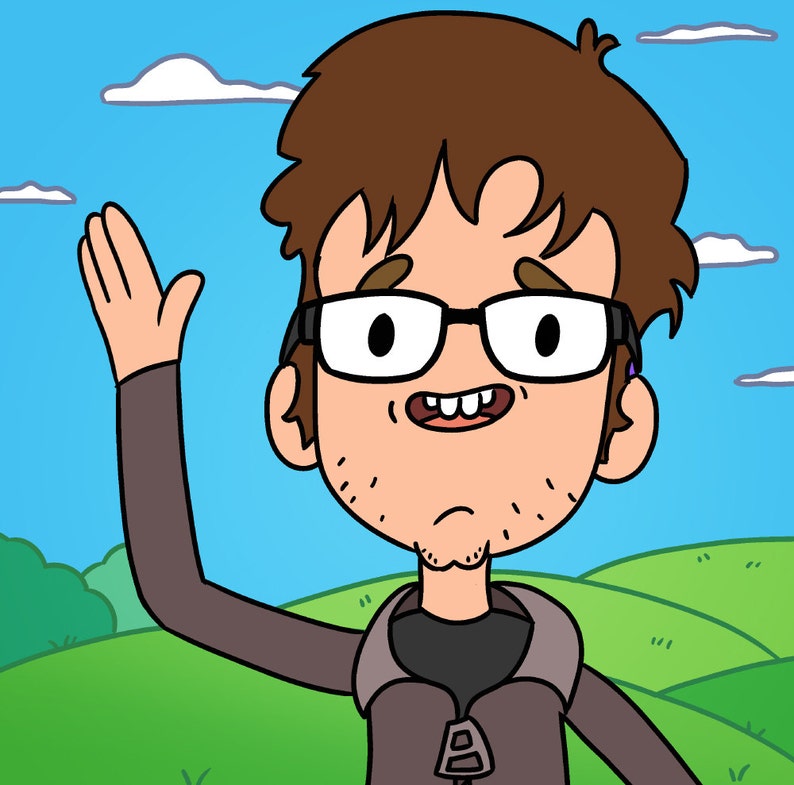 Digital Cartoon Caricature Drawn in Cartoon Style - Etsy