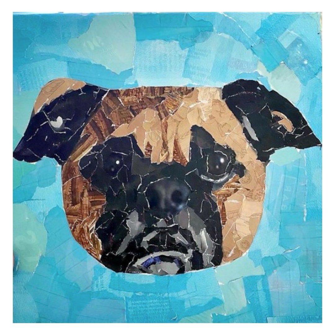 Pet Collage. Made to Order! Pets, Cats, Dogs, Animals, Mixed Media, Pet ...