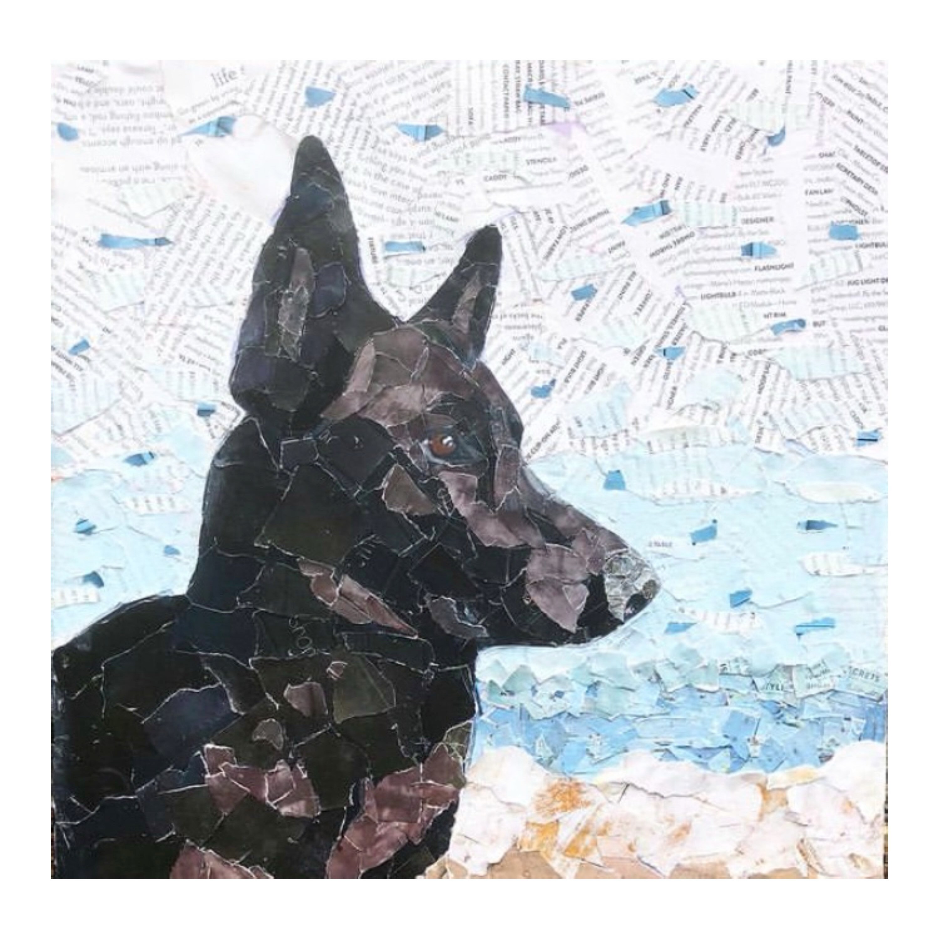 Pet Collage. Made to Order Pets, Cats, Dogs, Animals, Mixed Media, Pet ...