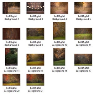 Shades of Autumn - Fall Digital Background Collection for PS & PSE ...