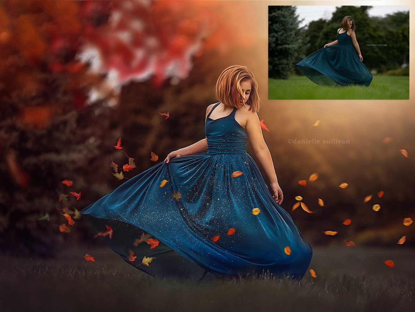 Winds of Change Leaf Overlay and Photoshop Action Collection | Etsy