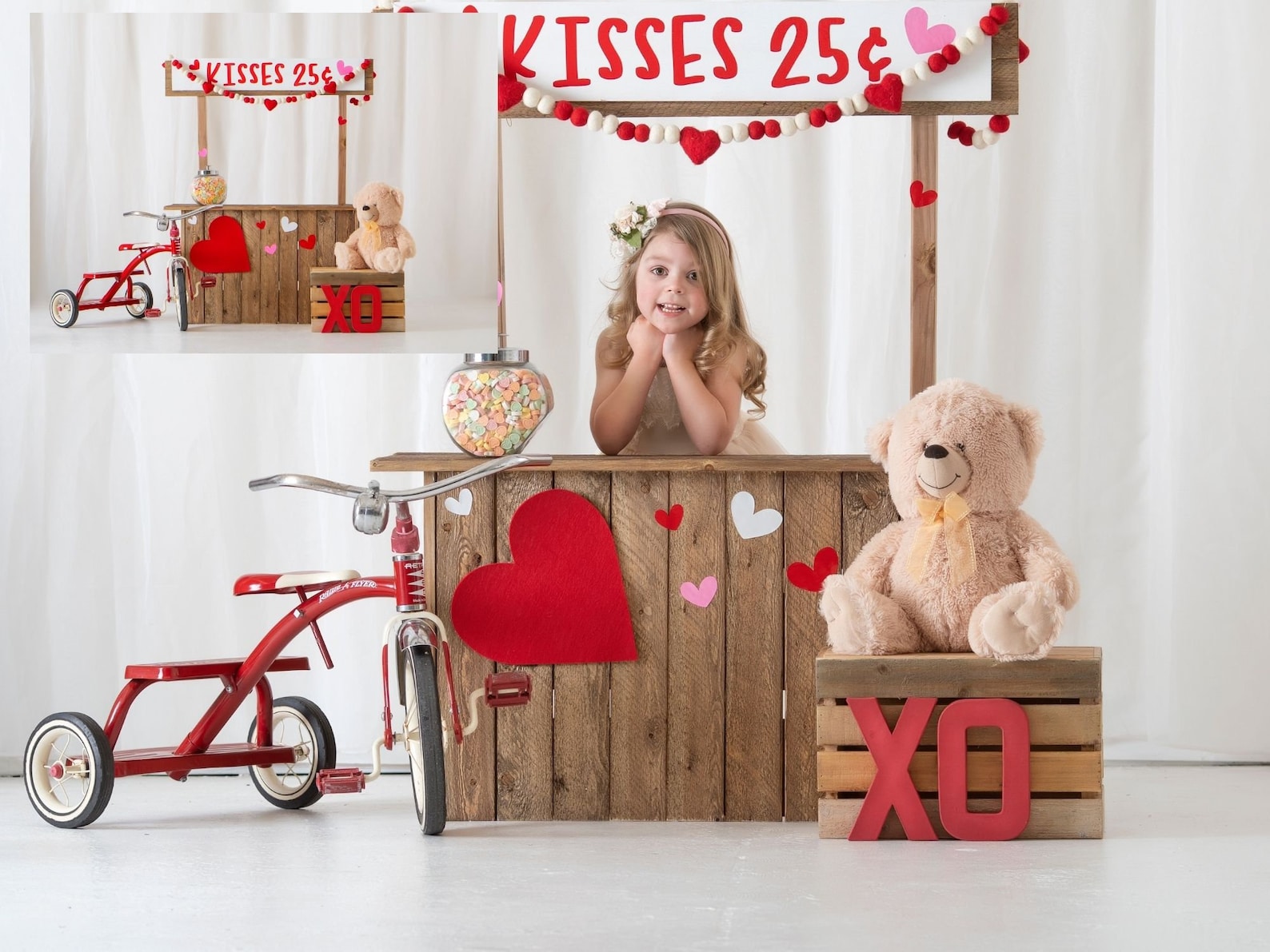 INSTANT DOWNLOAD Kissing Booth Digital Backdrop Digital - Etsy