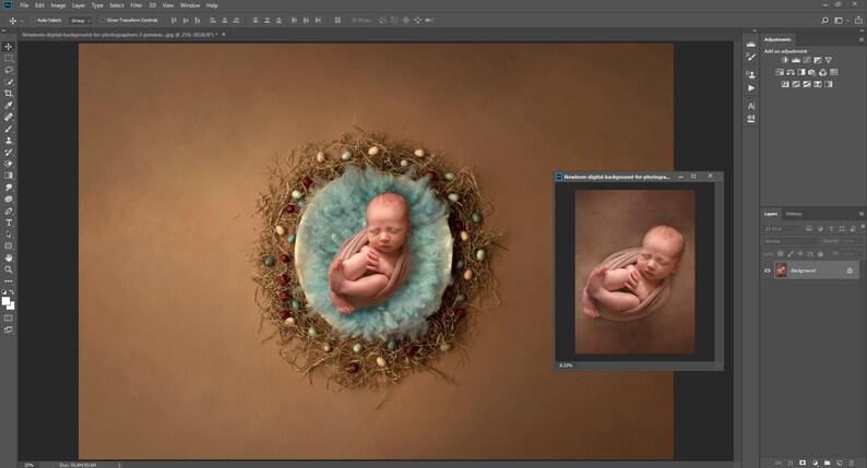 Spring Lullabies Newborn Digital Background Collection for - Etsy