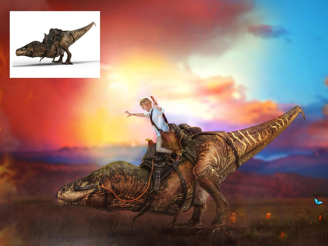 T-REX OVERLAY for Ps & Pse - Dinosaur Image Tyrannosaurus - Photoshop ...