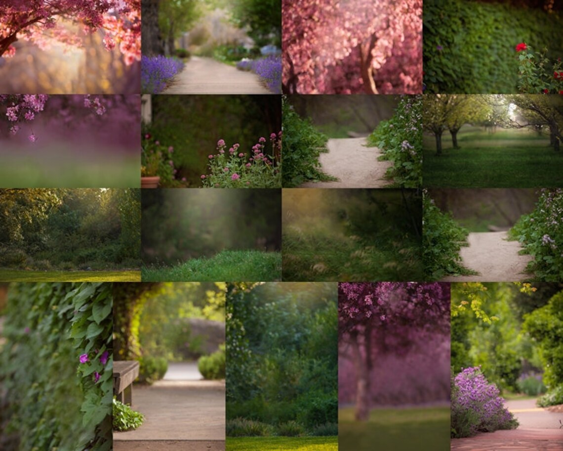 Everlasting Garden - Spring Digital Background Collection for PS & PSE ...