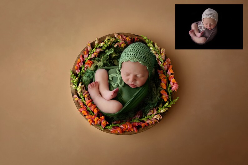 Spring Lullabies Newborn Digital Background Collection for | Etsy