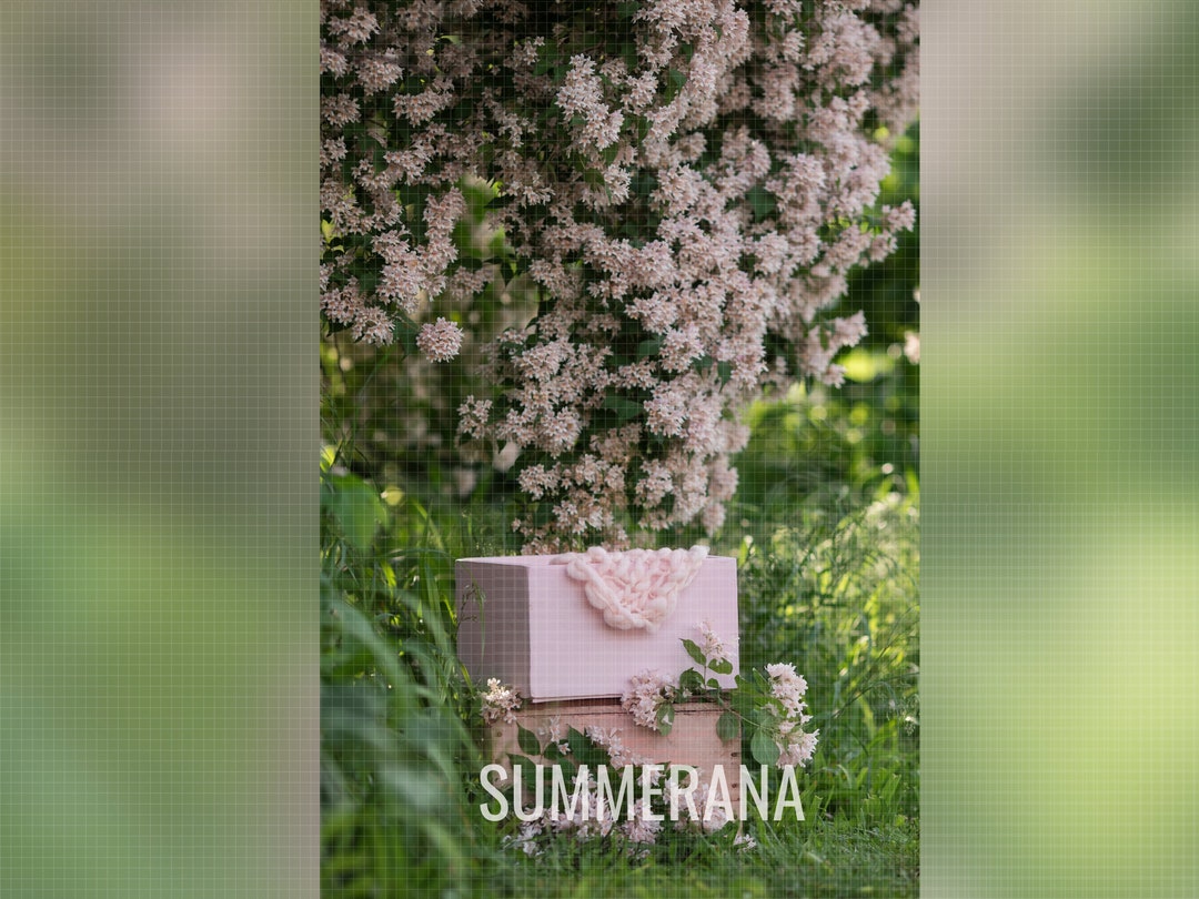 INSTANT DOWNLOAD - Flower Field Newborn Digital Backdrop - Digital ...