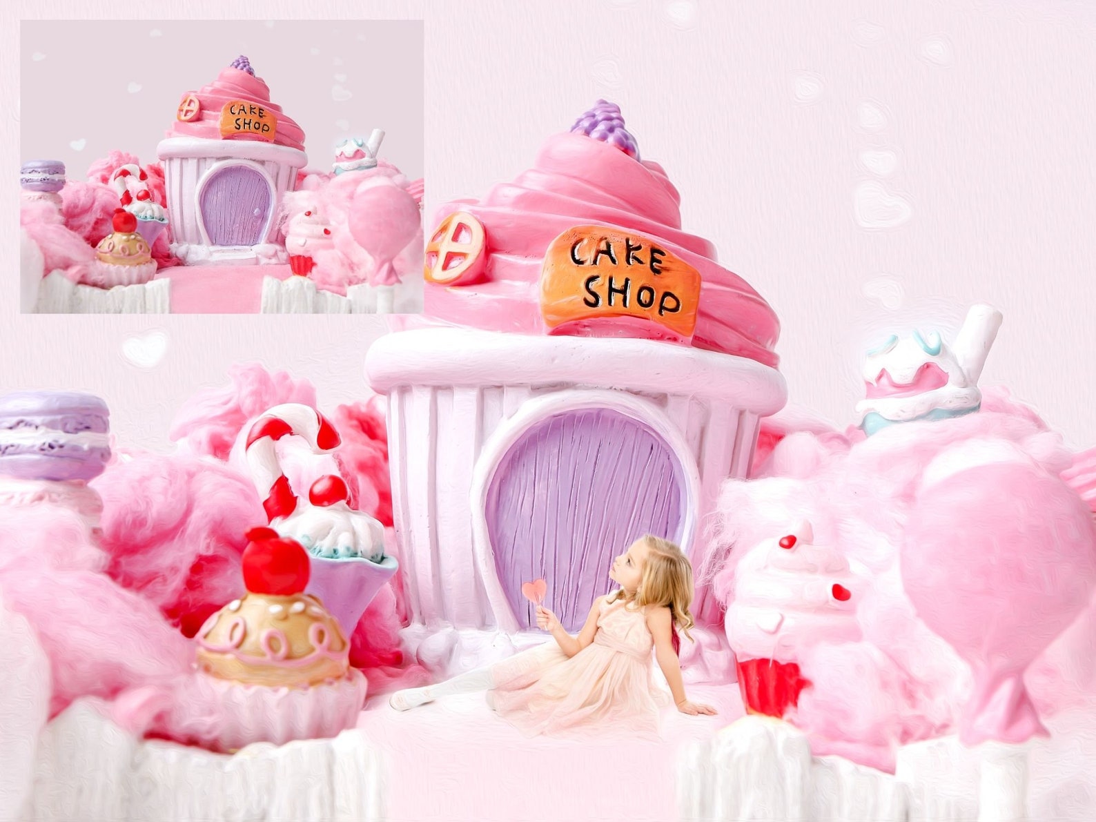 INSTANT DOWNLOAD - Candyland Digital Backdrop - Digital Background for ...