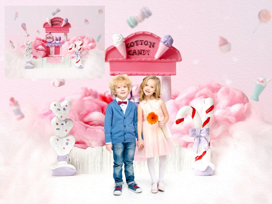 INSTANT DOWNLOAD - Candyland Digital Backdrop - Digital Background for ...
