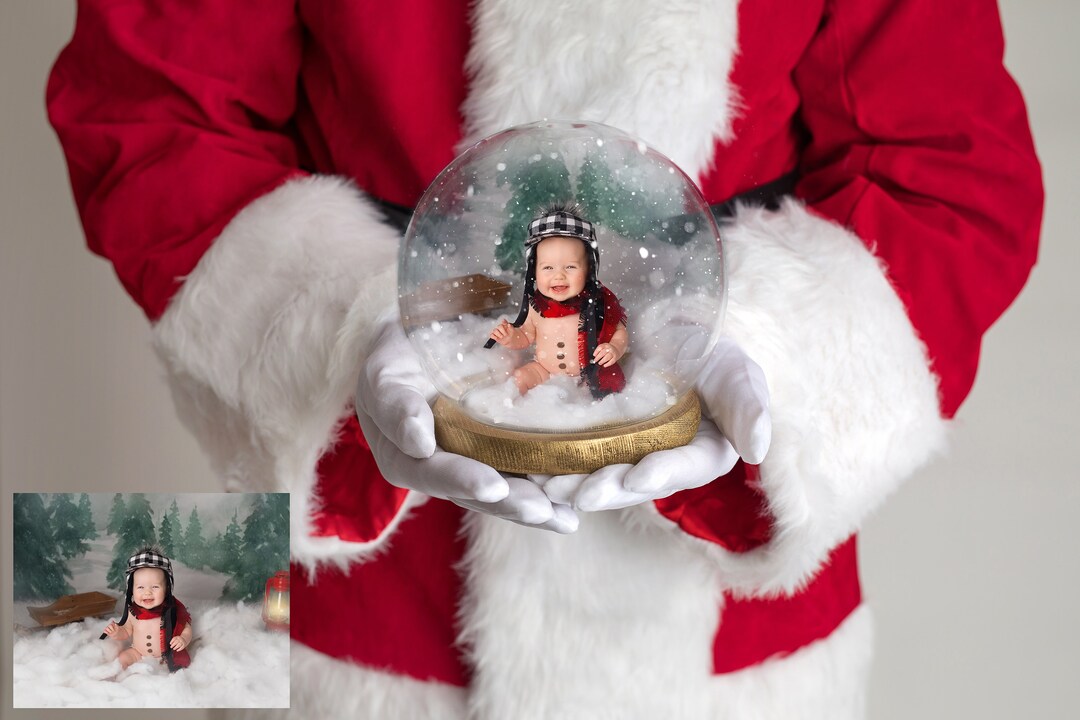 Santa in Studio - Santa Digital Background Collection for PS & PSE ...