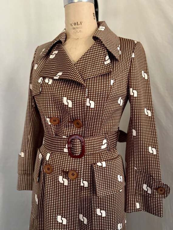 1970s vintage funky Japanese designer trench coats xs… - Gem