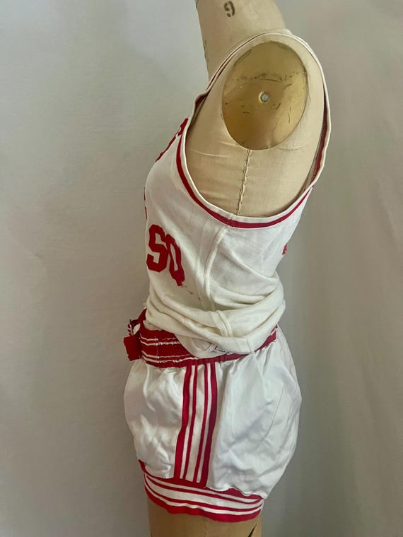 1950s men’s basketball uniform, two piece set, tank &… - Gem