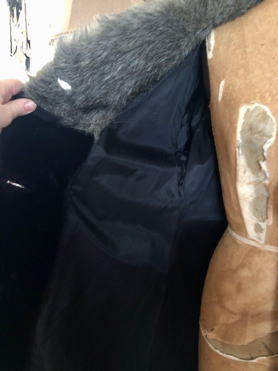 1970s velvety faux fur two tone penny lane jacket xs-l - Gem