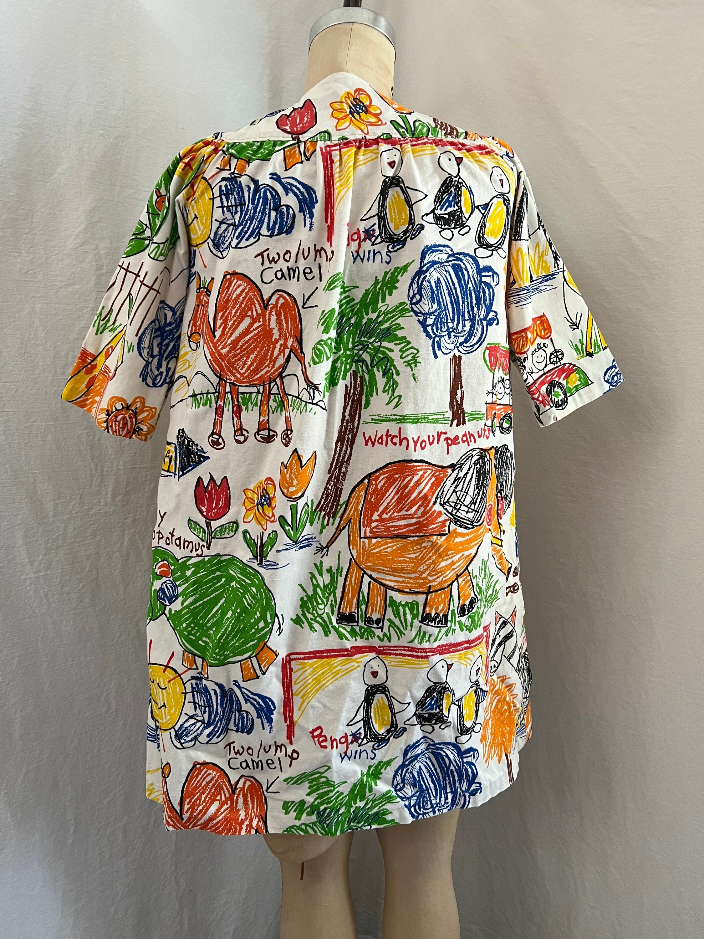 Kids Vintage Smock and Apron Matching Set - Etsy