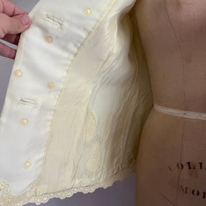 1950s Custom Couture Filigree Yellow Dress Suit Sz S - Etsy