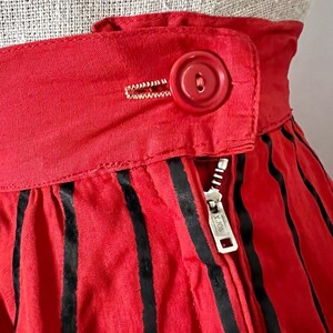 1950s Vintage Red Cotton and Velvet Carousel Horse Circle Skirt Xs - Etsy