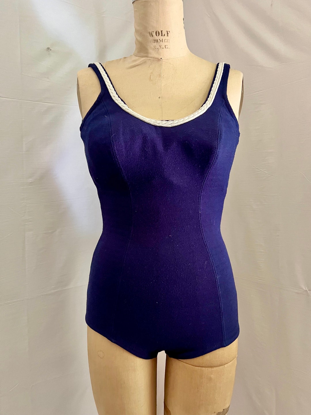 1960s Vintage Catalina Navy Knit Bombshell Bathing Suit Sz S/m - Etsy