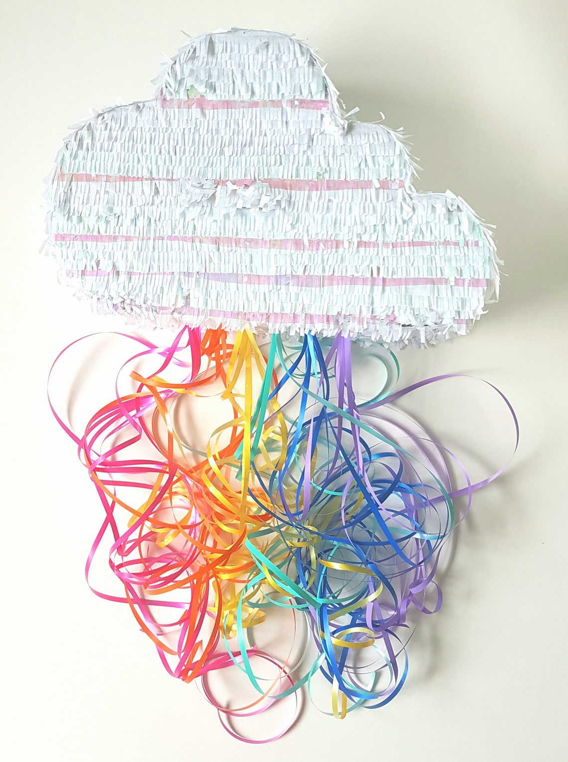 Rainbow Cloud Pull String Pinata - Etsy