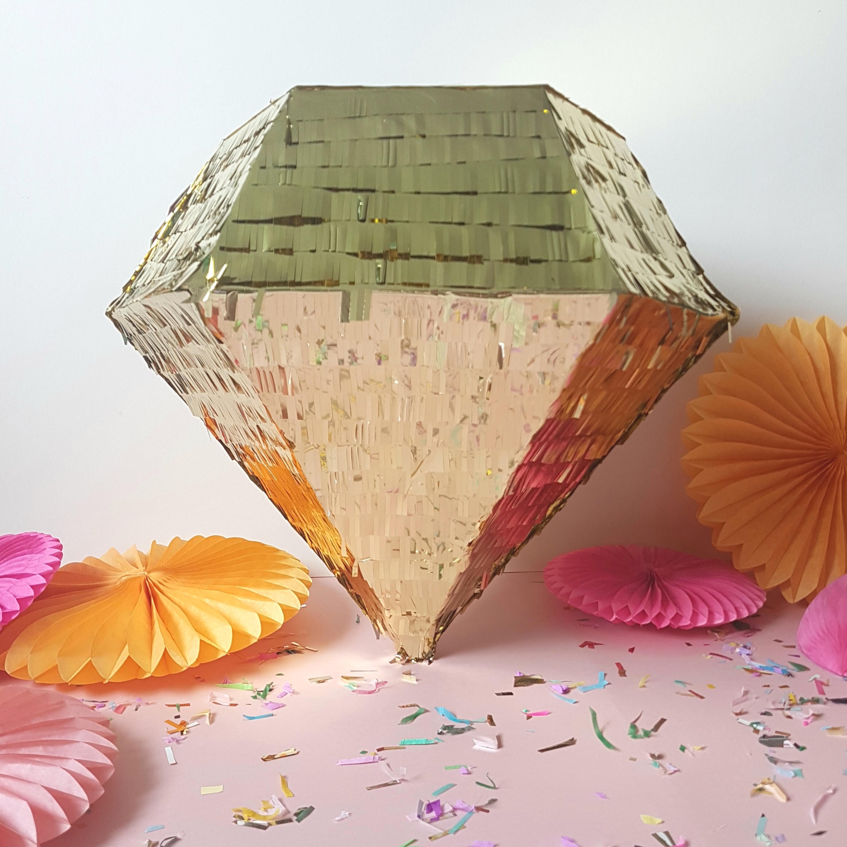 Metallic Diamond Pinata - Etsy UK