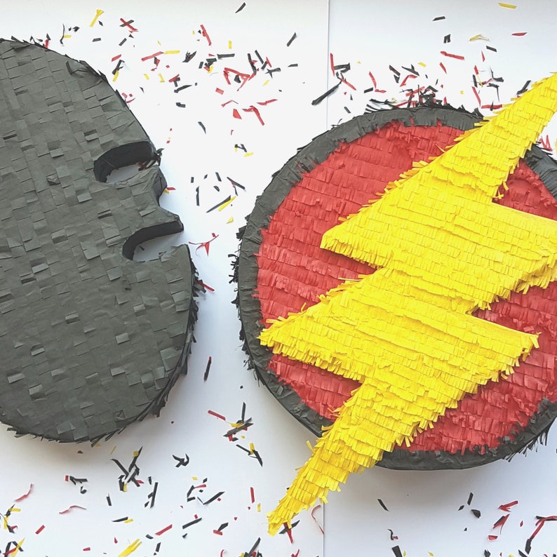 Flash Superhero Party Pinata - Etsy