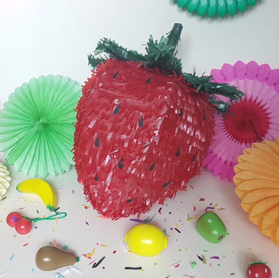 Strawberry Pinata - Etsy