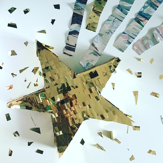Gold star pinata | Etsy