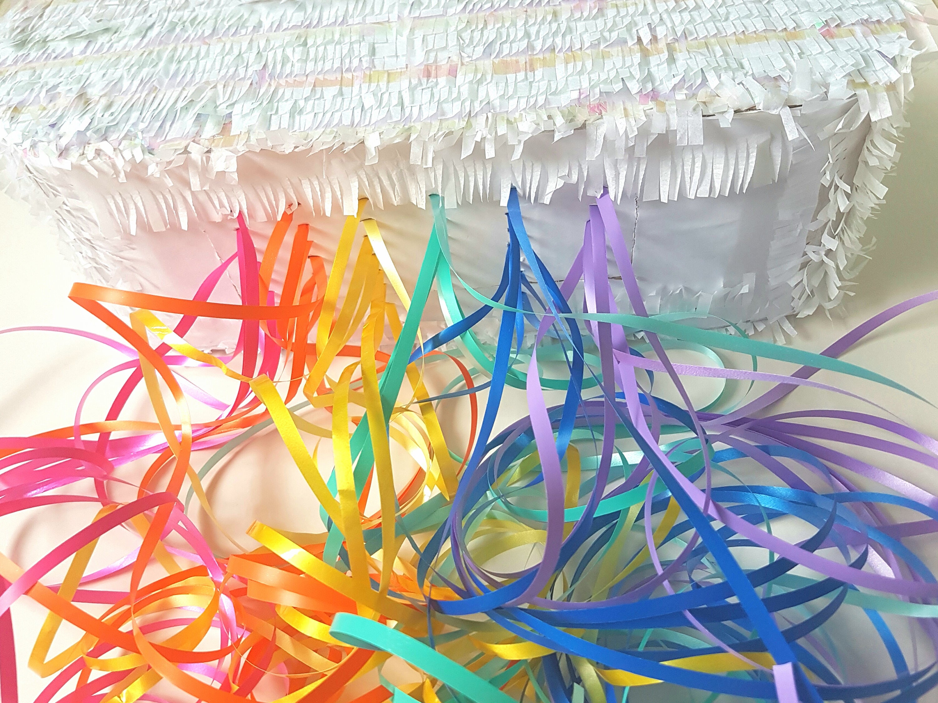 Rainbow Cloud Pull String Pinata - Etsy