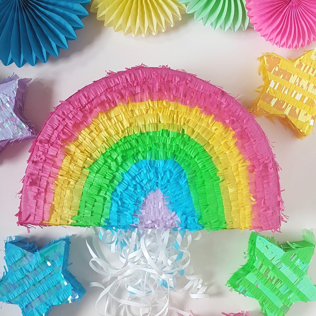 Rainbow Pinata - Etsy