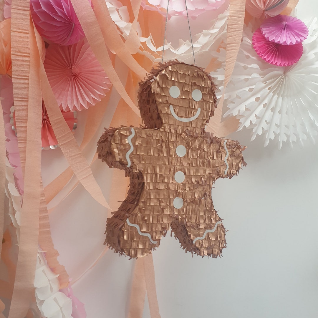 Christmas Gingerbread Man Pinata - Etsy UK
