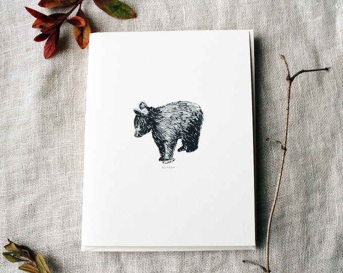 Bear Hug Card - Etsy