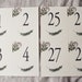 Botanical Table Numbers Wedding Table Numbers Table Numbers Printable ...