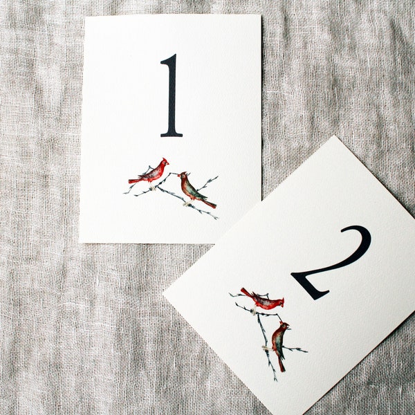 Bird Table Numbers - Etsy