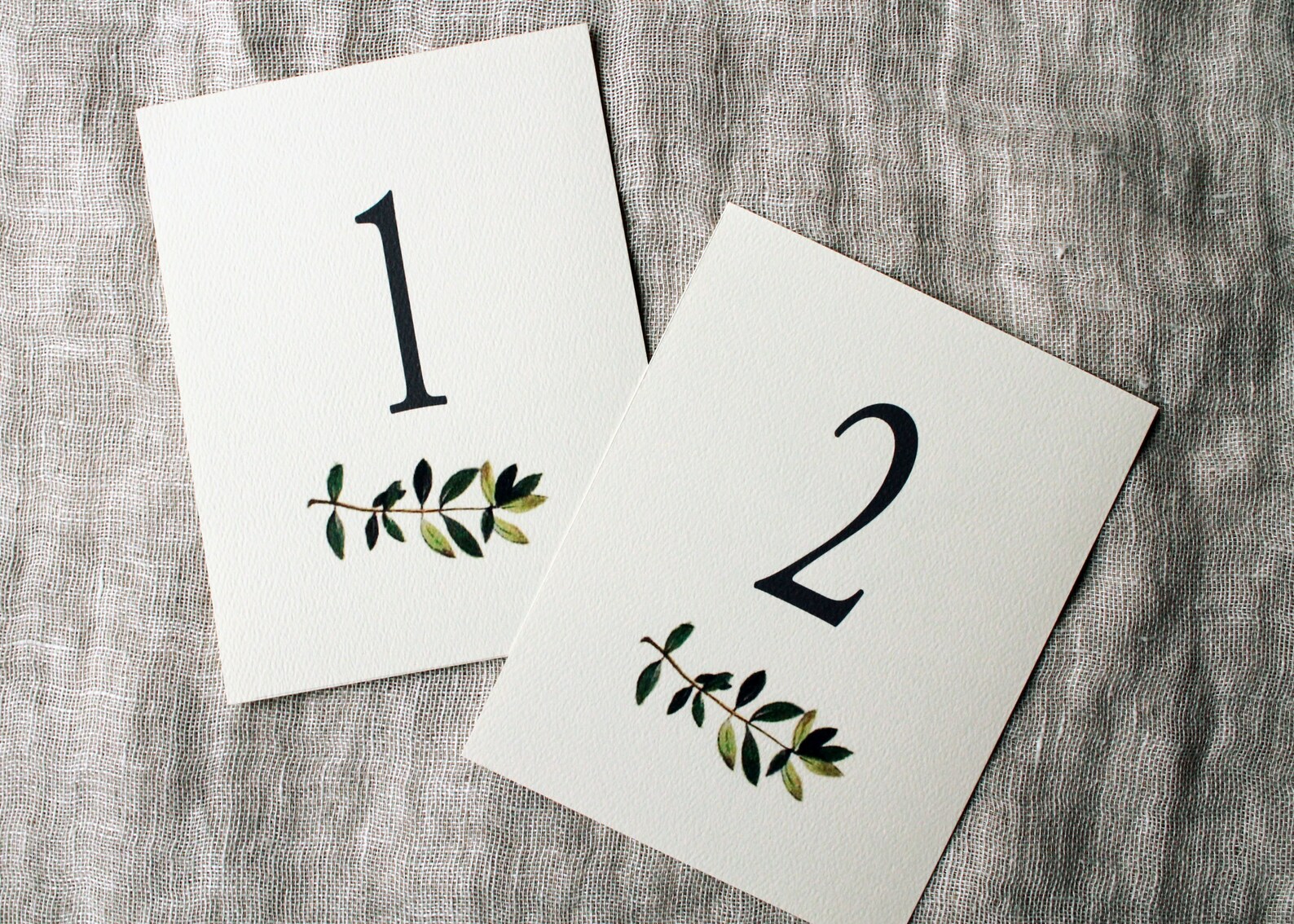 Olive Branch Wedding Table Numbers Greenery Table Numbers | Etsy